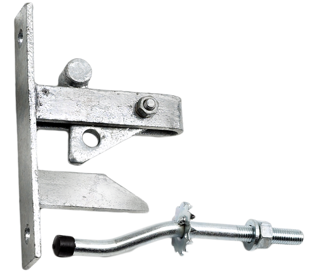 Self Locking Cranked Striker Set Galvanised | British Gates & Fencing