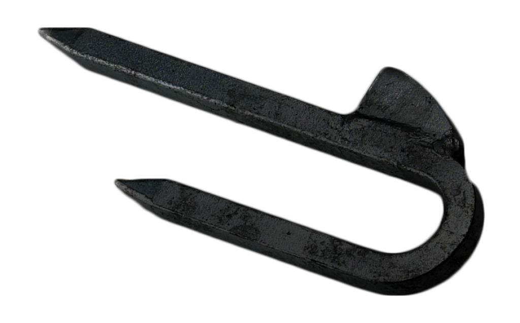 Spring Fastener Staple Catch Black | British Gates & Fencing